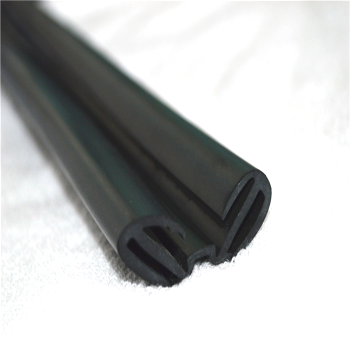 EPDM flocking rubber seal strip with steel belt for automotive systems ...
