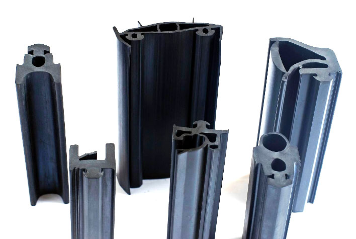 T-section round rubber seal strip extrusion profiles for doors and ...