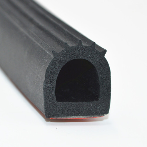 D shape rubber seal strip for Aluminum windows with adhesive tape ...