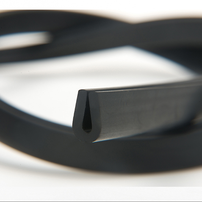 Different shape rubber profile in black color for rail vehicle ...
